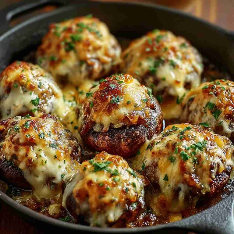 Cheesy Stuffed Meatloaf Bites